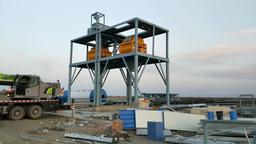 Concrete mixing plant has arrived in Sri Lanka - Truseen Machinery