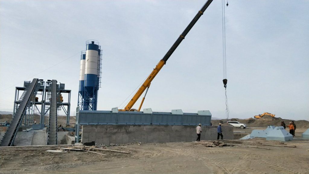 Concrete mixing plant has arrived in Sri Lanka - Truseen Machinery