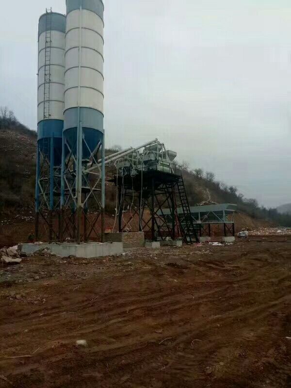 Installation of concrete mixing plant - Truseen Machinery