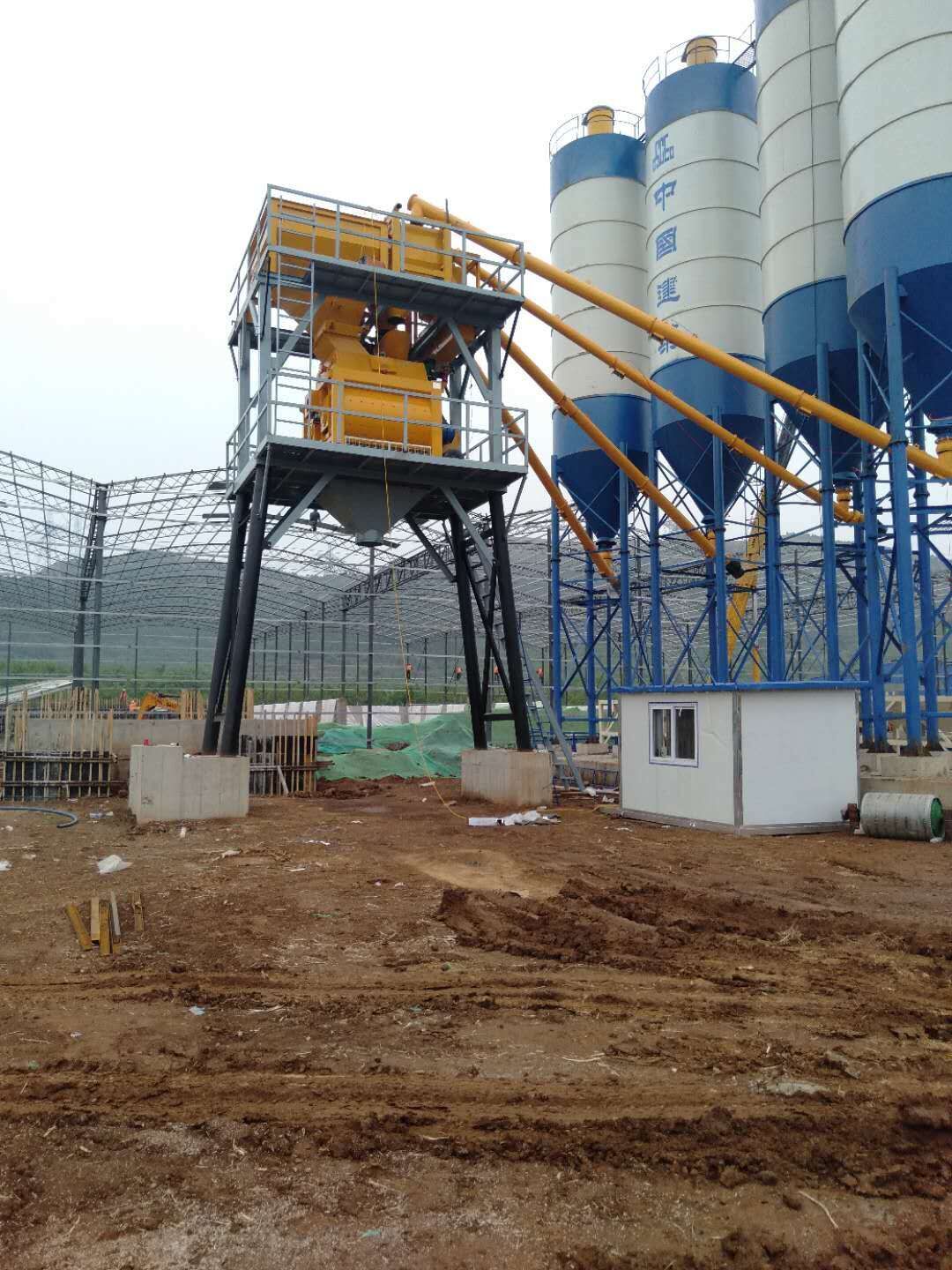 Concrete mixing plant has been installed - Truseen Machinery