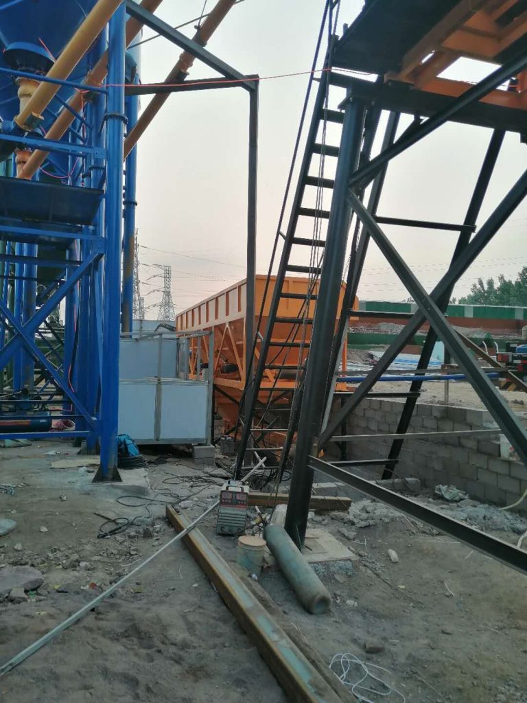 Concrete mixer installation - Truseen Machinery