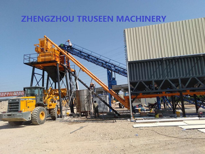 concrete mixing plant -in production - Truseen Machinery
